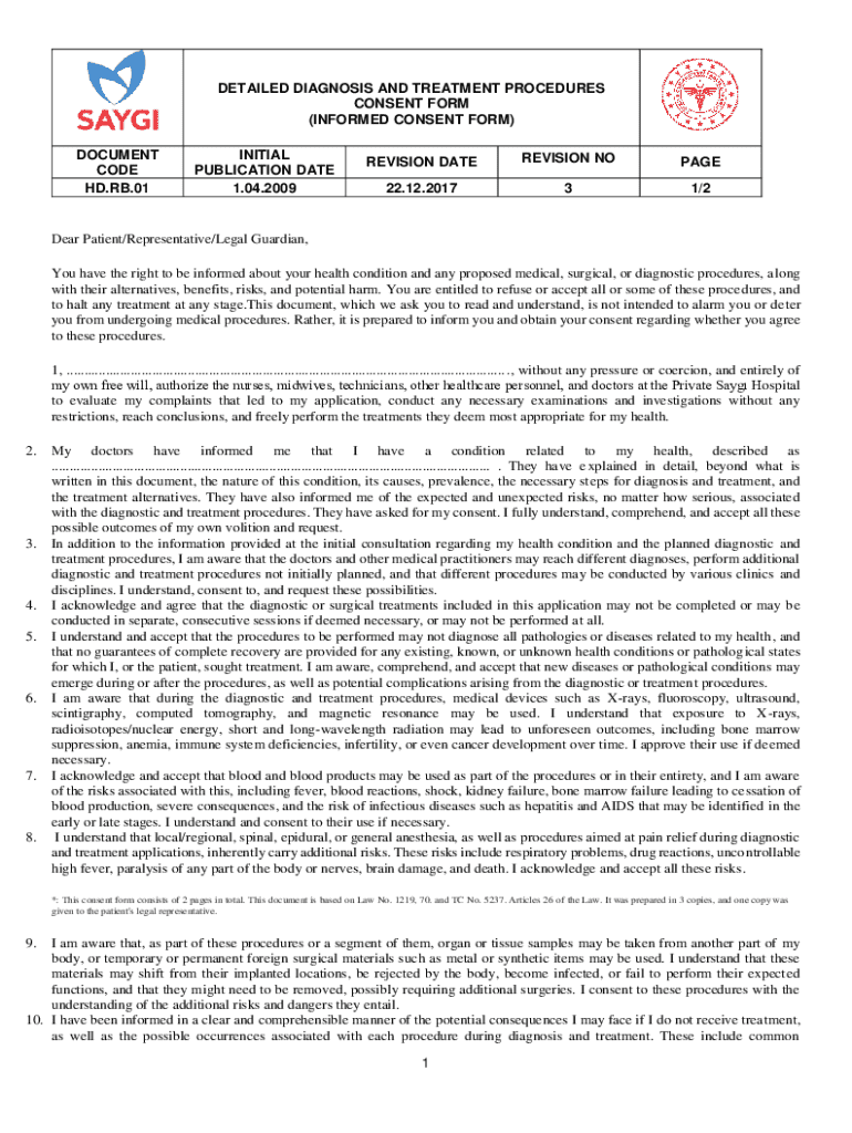 Fillable Online Informed Consent Form Fax Email Print - pdfFiller