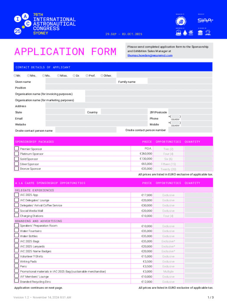 Fillable Online Application Form Fax Email Print - pdfFiller