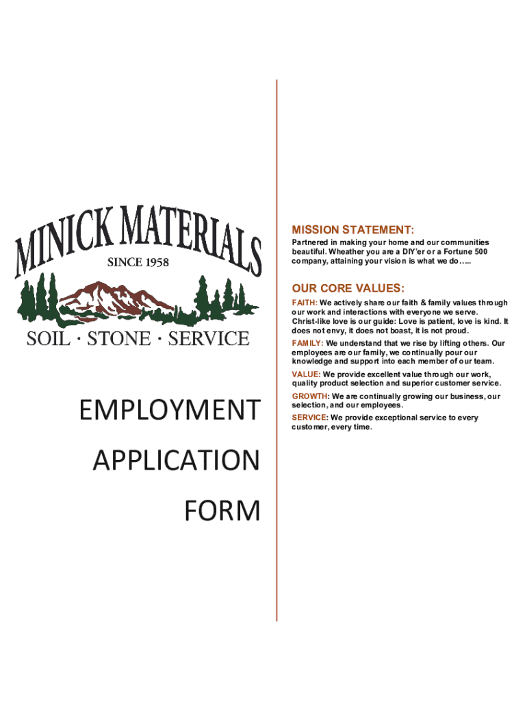 Fillable Online Application for Employment Fax Email Print - pdfFiller