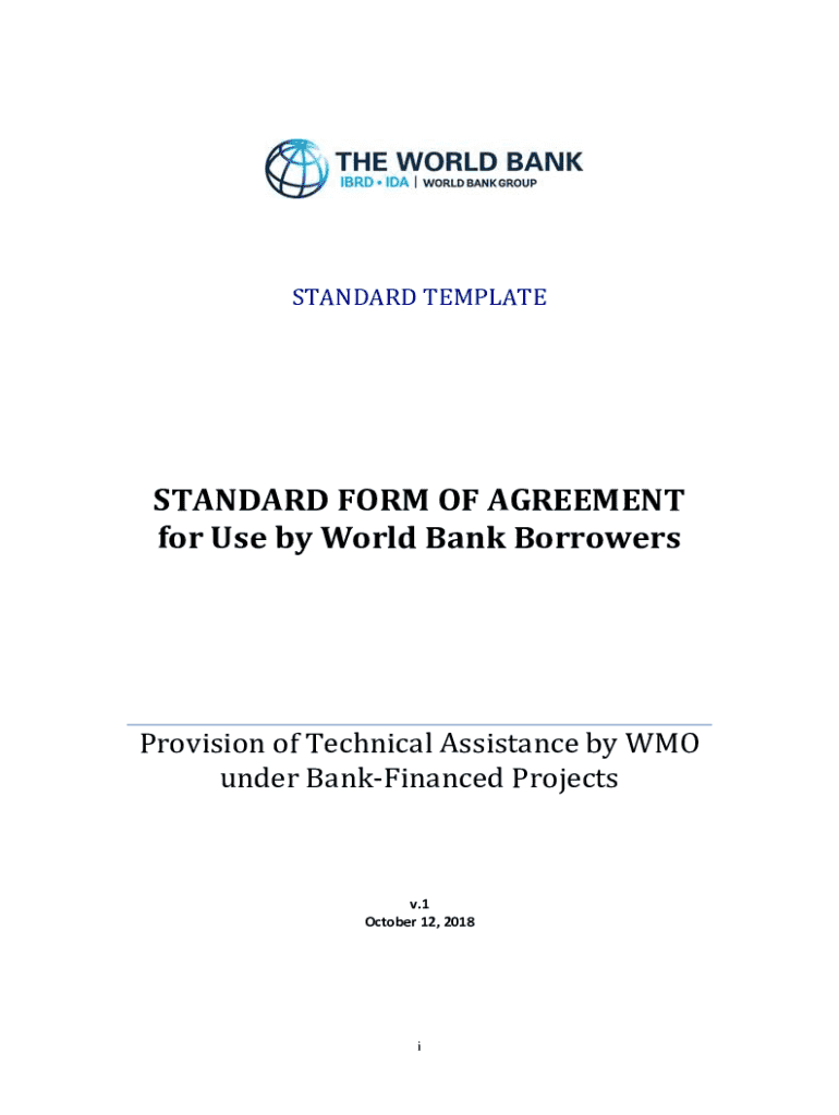 Fillable Online Standard Form of Agreement Fax Email Print - pdfFiller