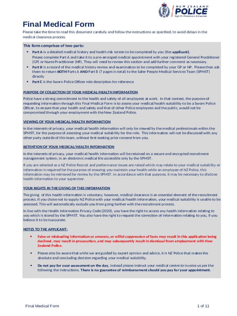 Final Medical Doc Template | pdfFiller