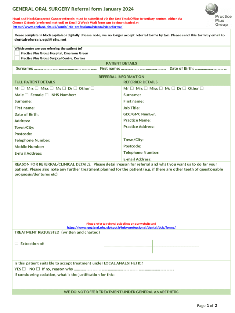 Referral guidelines for suspected cancer of the head and ... Doc ...