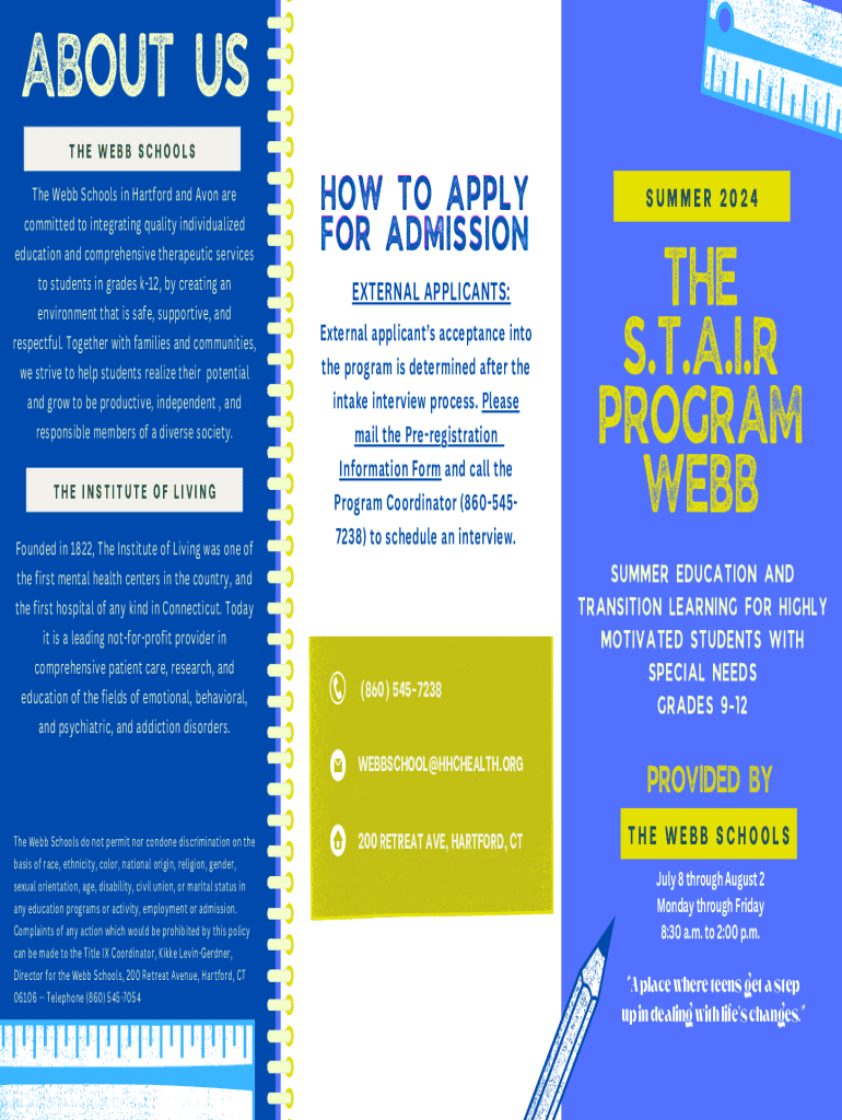 Fillable Online S.t.a.i.r Program Pre-registration Fax Email Print ...