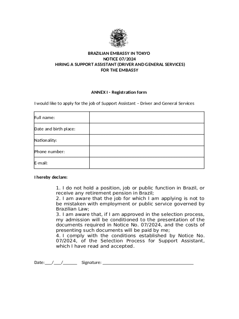 Registration Doc Template | pdfFiller