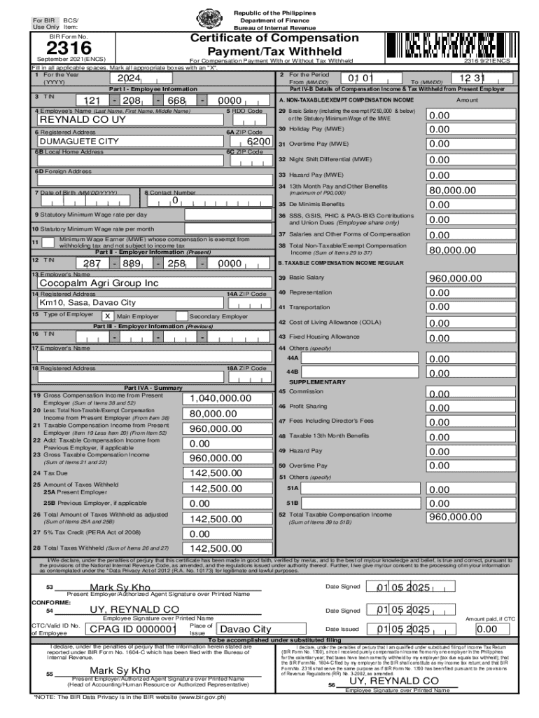 Fillable Online Certificate of Compensation Payment/tax Withheld Fax ...