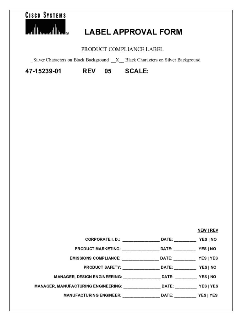 Fillable Online Product Compliance Label Fax Email Print - pdfFiller