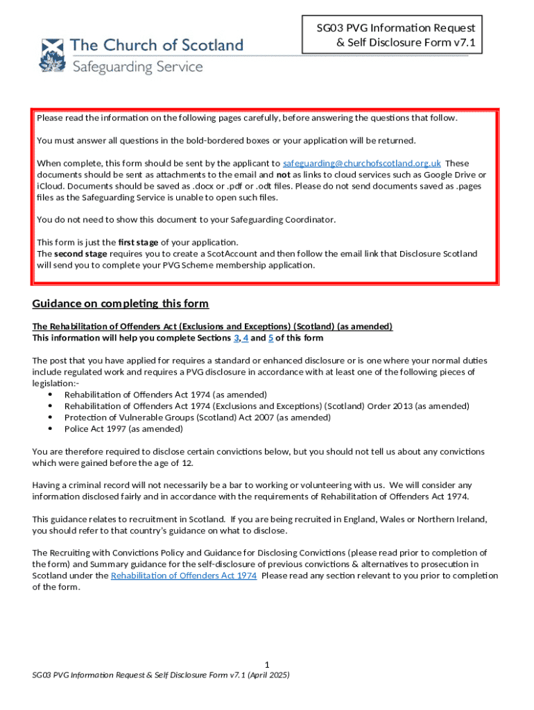 SG03-PVG-Ination-Request-and-Self-Disclosure- ... Doc Template | pdfFiller
