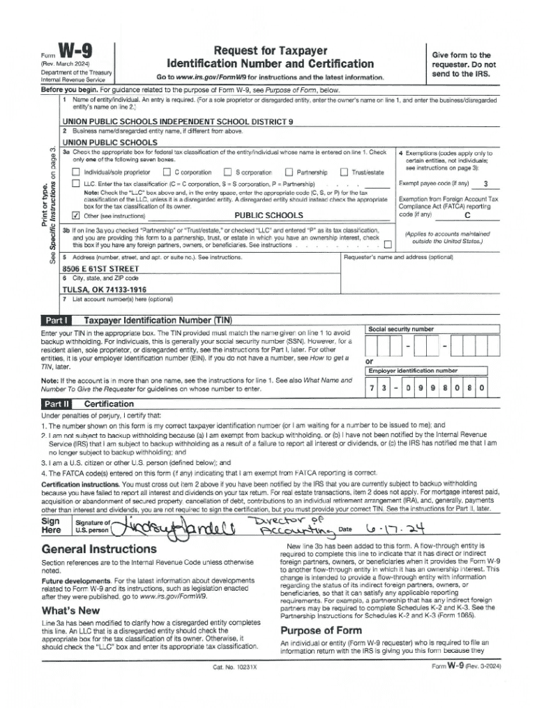 Fillable Online Request for Taxpayer Identification Number and ...