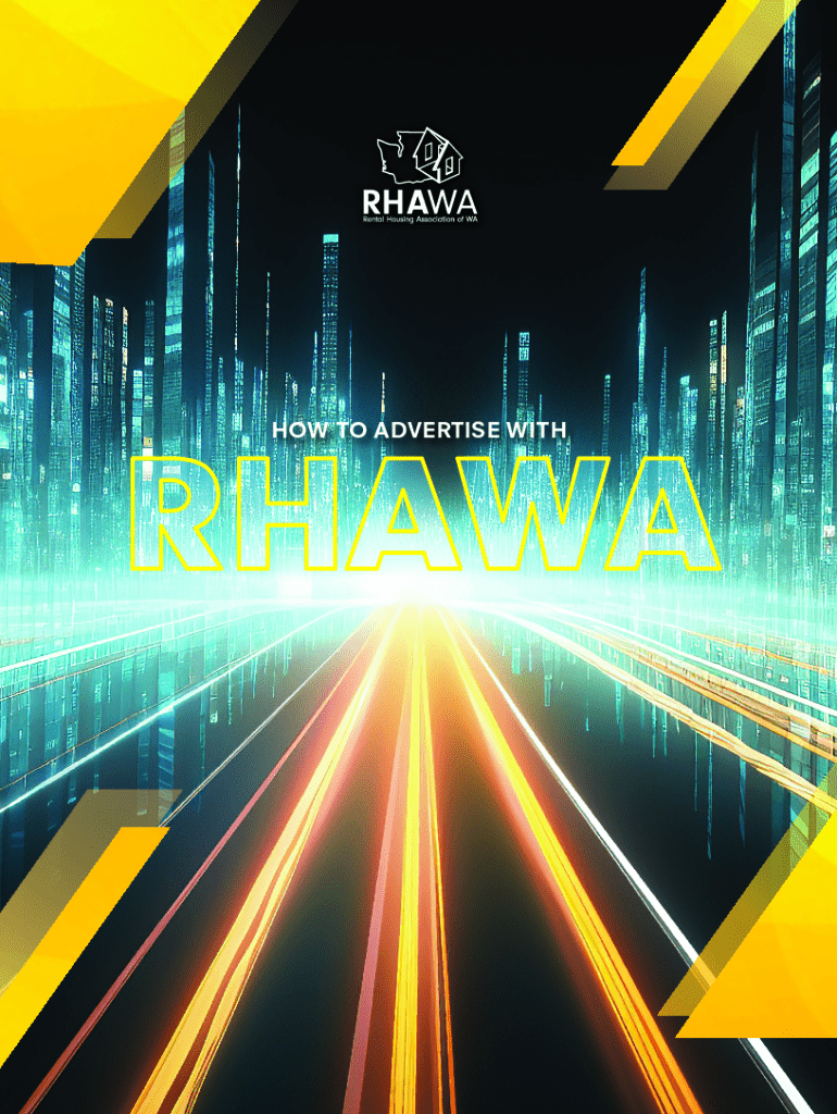 Fillable Online How to Advertise With Rhawa Fax Email Print - pdfFiller