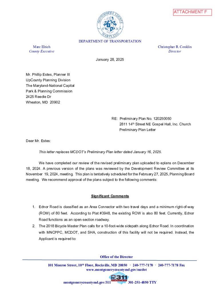 Fillable Online Preliminary Plan No. 120250050 Fax Email Print - pdfFiller