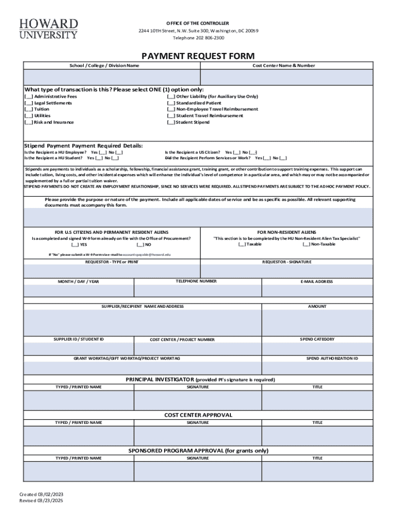Fillable Online Payment Request Form Fax Email Print - pdfFiller