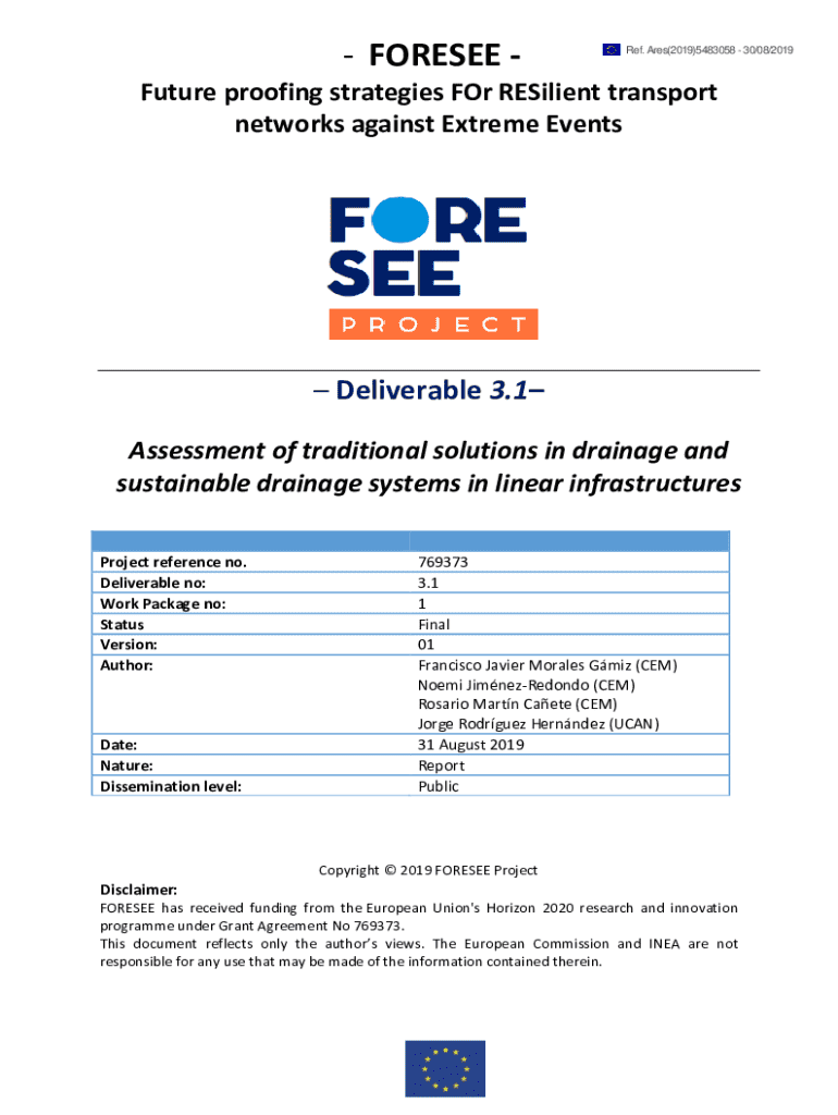 Fillable Online Assessment of Traditional Solutions in Drainage and ...