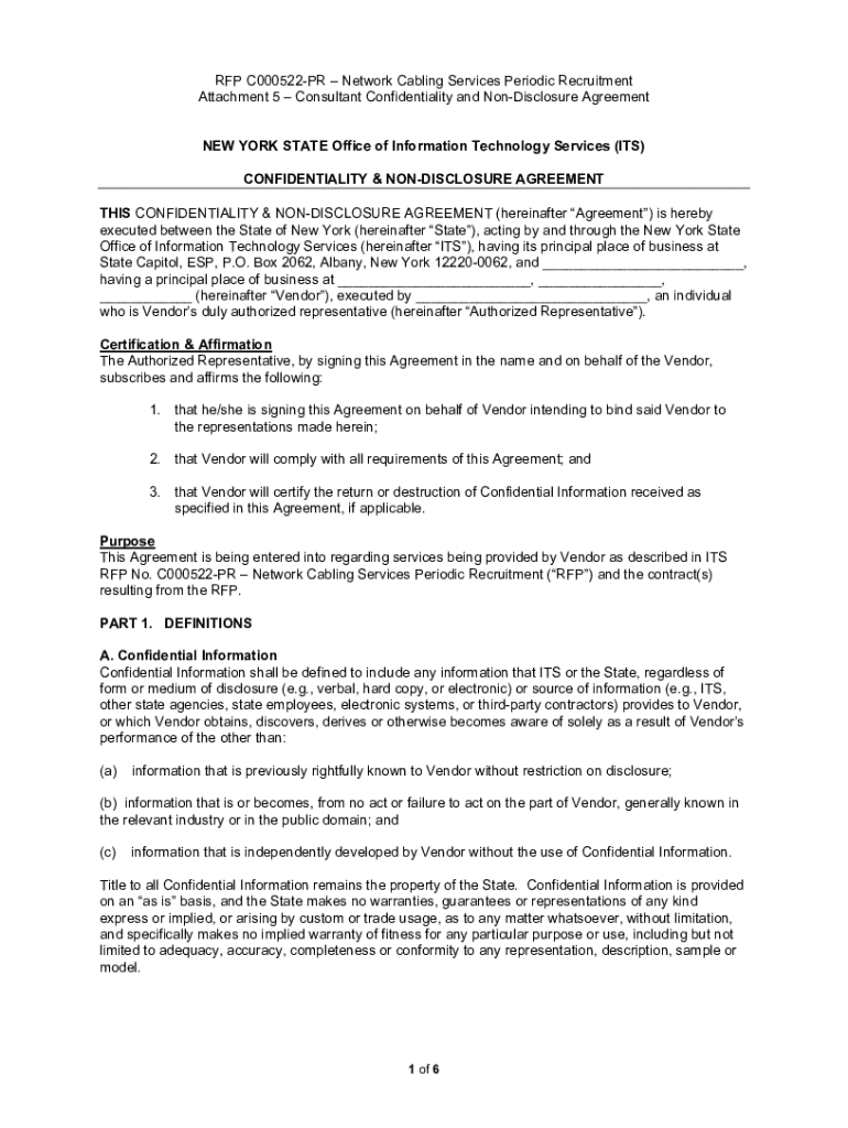 Fillable Online Confidentiality & Non-disclosure Agreement Fax Email ...