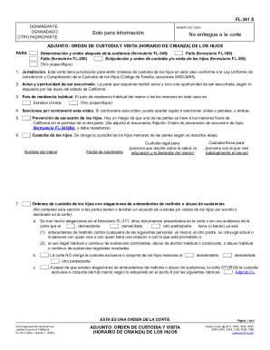 FL-341 S. Judicial Council Form - Fill and Sign Printable Template Online