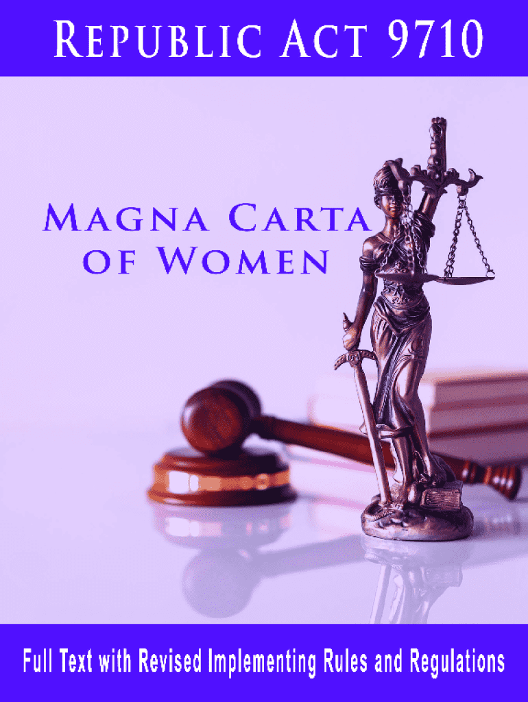 Fillable Online Magna Carta of Women Fax Email Print - pdfFiller