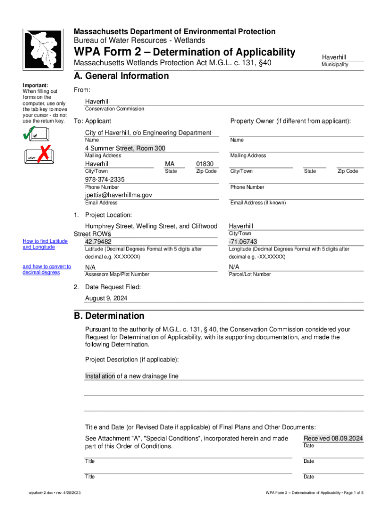 Fillable Online Determination of Applicability Fax Email Print - pdfFiller