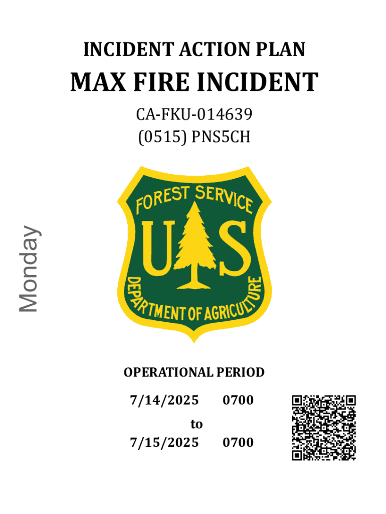 Fillable Online Max Fire Incident Action Plan Fax Email Print - pdfFiller