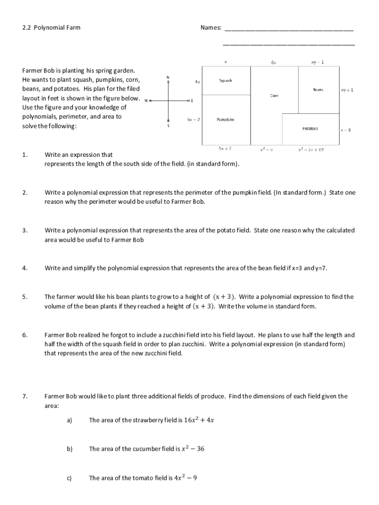 Fillable Online Polynomial Farm Fax Email Print - pdfFiller