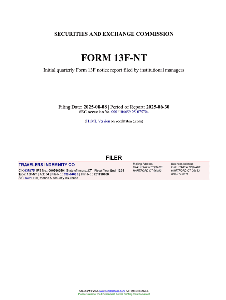 Fillable Online Initial Quarterly Form 13f Notice Report Fax Email ...