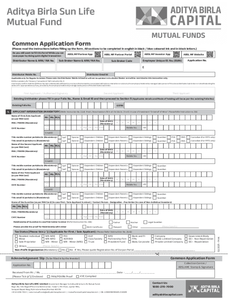 Fillable Online Common Application Form Fax Email Print - pdfFiller