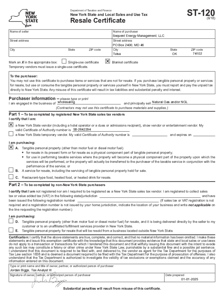 Fillable Online Multijurisdiction Sales & Use Tax Resale Certificate Fax Email Print - pdfFiller