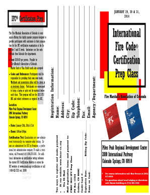 Fillable Online fmac-co International Fire Code Certification Prep ...
