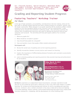 Fillable Online Grading and Reporting Student Progress Fax Email Print ...