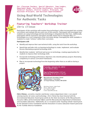 Fillable Online Using Real-World Technologies for Authentic Tasks Fax ...