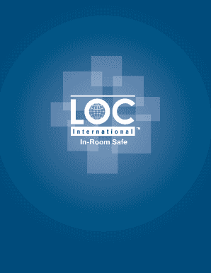 Fillable Online In-Room Safe - LOC International Fax Email Print ...