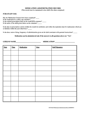 Fillable Online eec state ma GCCSACC Medication Administration Record ...