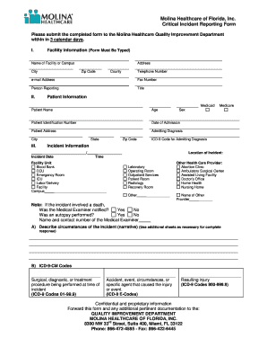 Fillable Online Molina Healthcare of Florida, Inc Fax Email Print ...