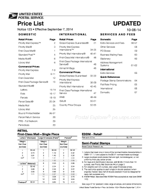 Fillable Online pe usps Large Envelopes (Flats) Fax Email Print - pdfFiller