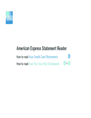 Fillable Online American Express Statement Reader Fax Email Print ...