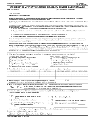 Fillable Online WORKERS' COMPENSATIONPUBLIC DISABILITY BENEFIT ...