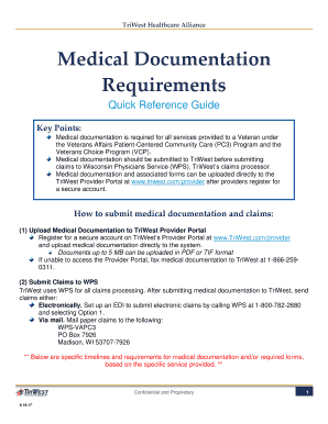 Fillable Online Medical documentation is required for all services ...