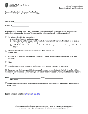 Fillable Online csus Complete Sacramento State Form - California State ...