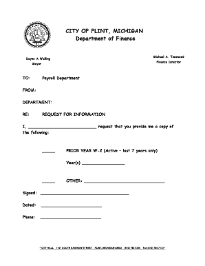 Fillable Online Request for Information.doc Fax Email Print - pdfFiller