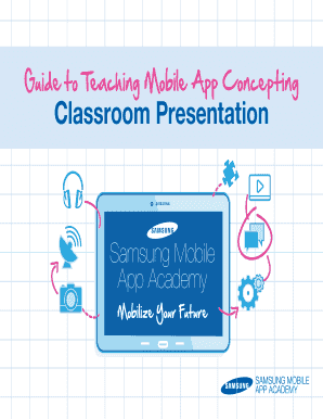 Fillable Online Guide to Teaching Mobile App Concepting Fax Email Print ...