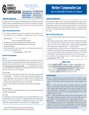 Fillable Online Missouri Division of Workers Compensation P Fax Email ...