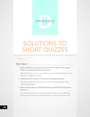 Fillable Online SHORT QUIZZES Fax Email Print - pdfFiller