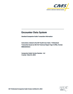 Fillable Online Encounter Data System Standard Companion Guide ...