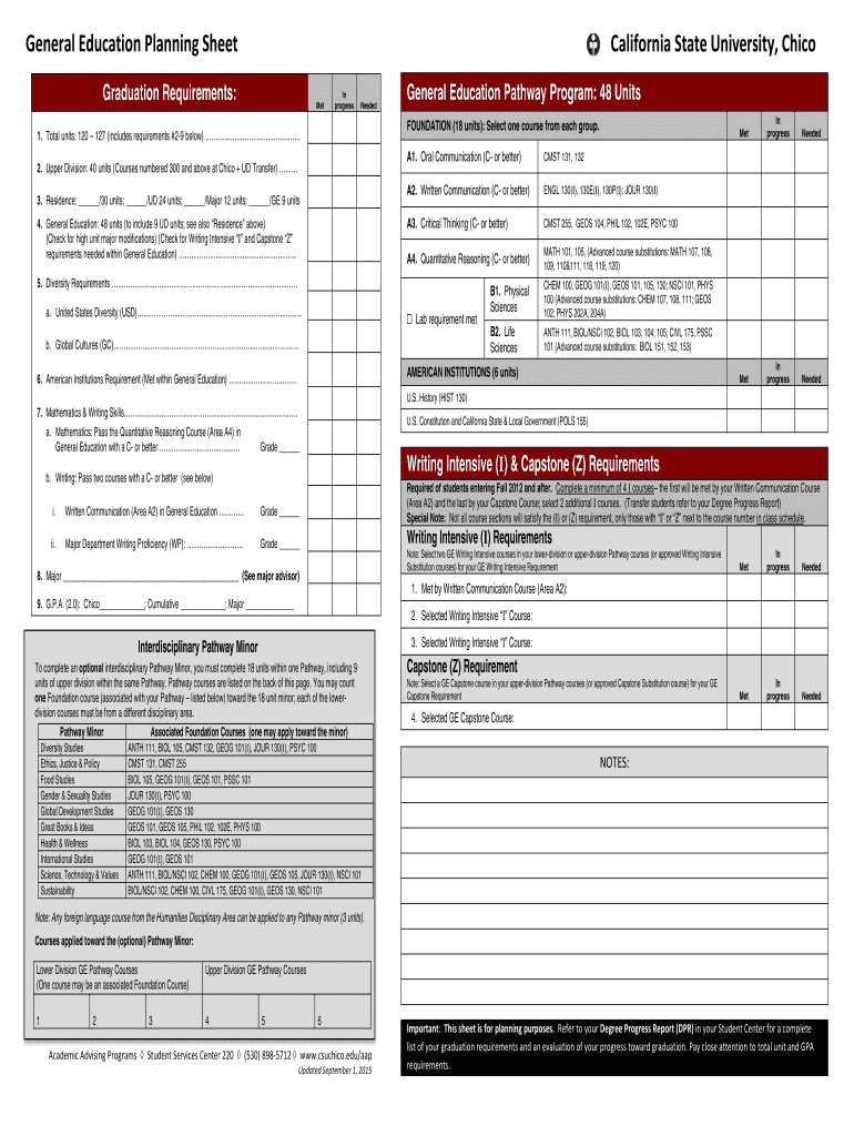 Ge Planning Sheet - Fill Online, Printable, Fillable, Blank | pdfFiller