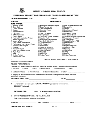 Fillable Online henrykenda-h schools nsw edu Form - Request for ...