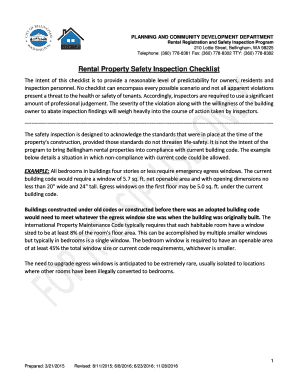 Fillable Online Rental Registration and Safety Inspection Program Fax ...