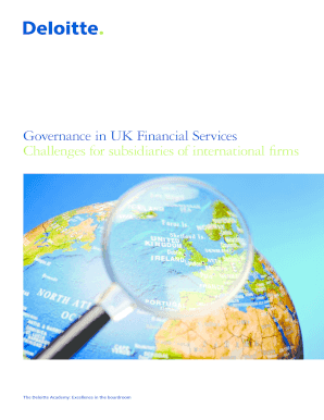Fillable Online Governance in UK Financial Services Fax Email Print ...
