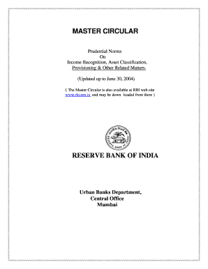 Fillable Online Prudential Norms Fax Email Print - pdfFiller