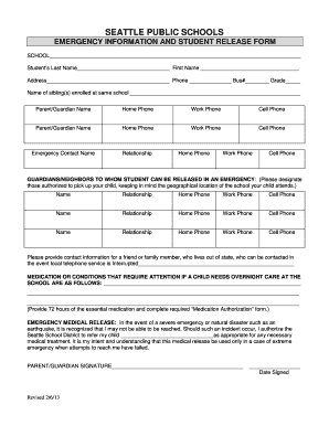 Fillable Online seattleschools English - Seattle Public Schools Fax ...