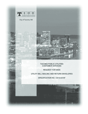 Fillable Online cms cityoftacoma Tacoma public utilities customer services request for - City of ...