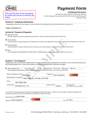 Fillable Online Only use this form if you are paying Fax Email Print ...