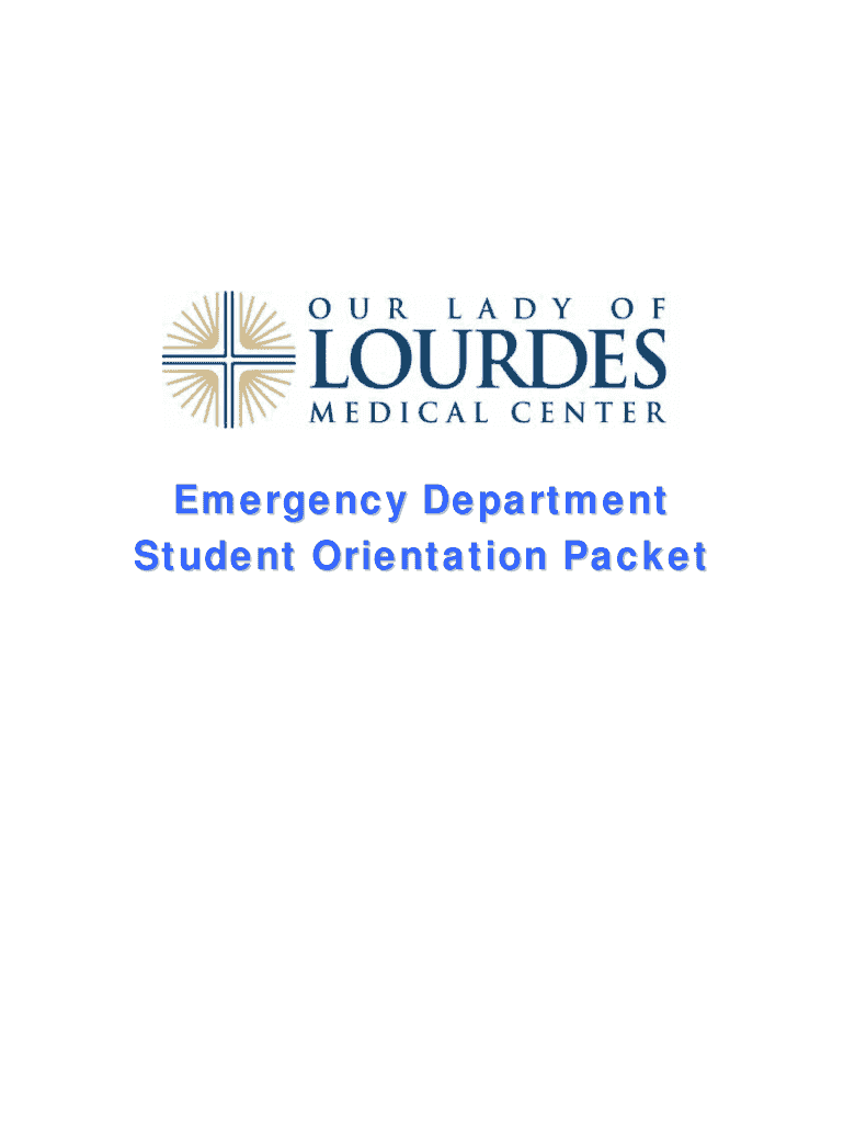Fillable Online Student Orientation Packet Fax Email Print - pdfFiller